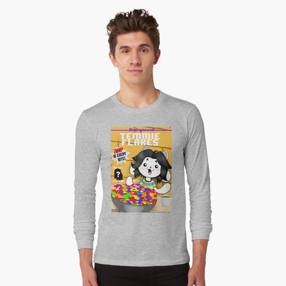 "temmie flakes" Sticker for Sale by Jamonred | Redbubble