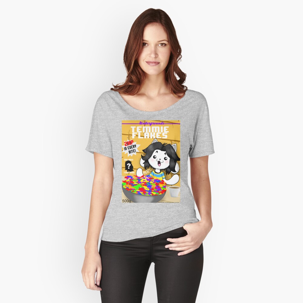 "temmie flakes" Sticker for Sale by Jamonred | Redbubble