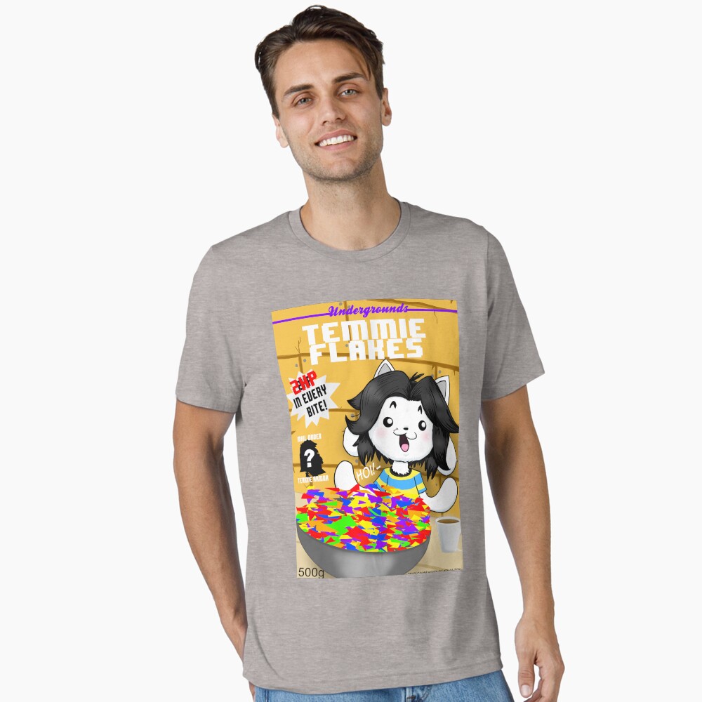 "temmie flakes" Sticker for Sale by Jamonred | Redbubble
