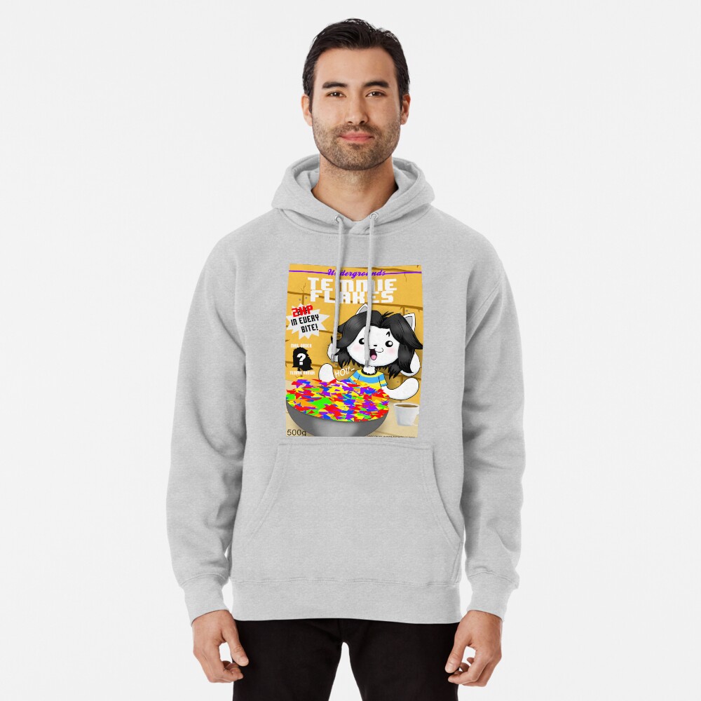 "temmie flakes" Sticker for Sale by Jamonred | Redbubble