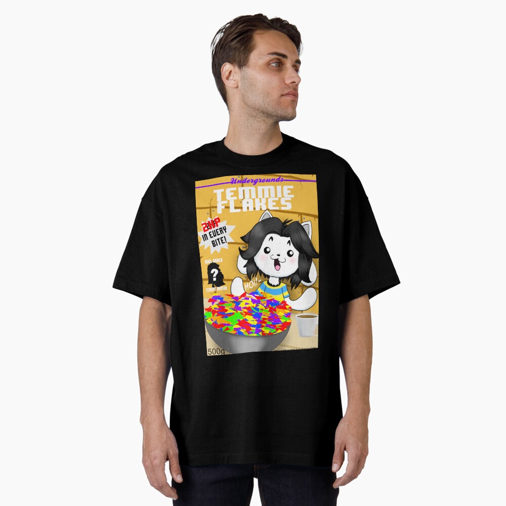 "temmie flakes" Sticker for Sale by Jamonred | Redbubble