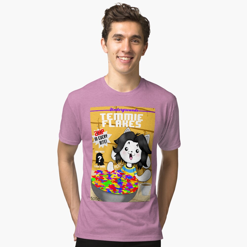 "temmie flakes" Sticker for Sale by Jamonred | Redbubble