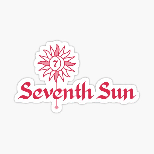 "Seventh Sun Logo" Sticker by BethsdaleArt | Redbubble