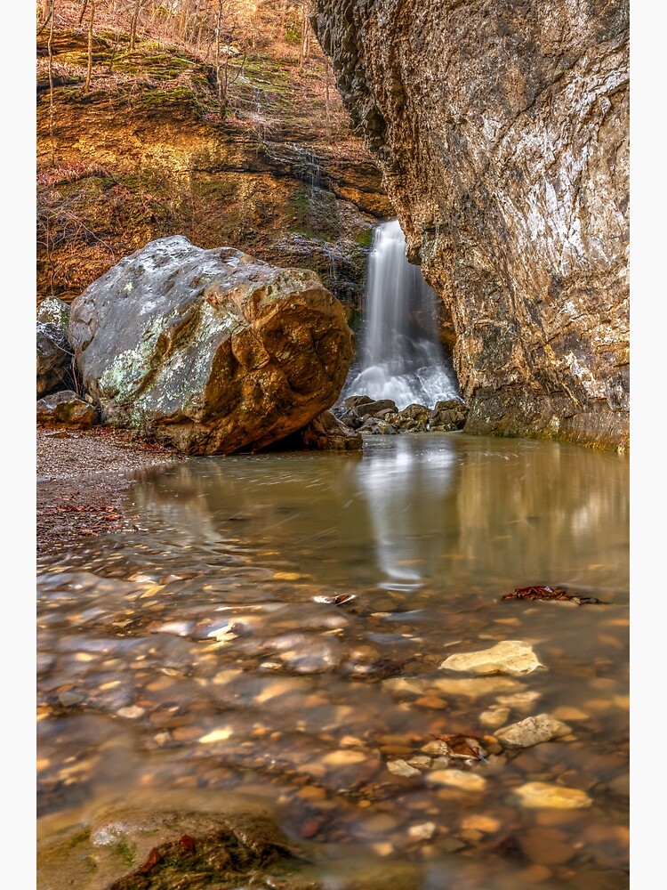 "Eden Falls Of Lost Valley - Northwest Arkansas" Canvas Print for Sale ...
