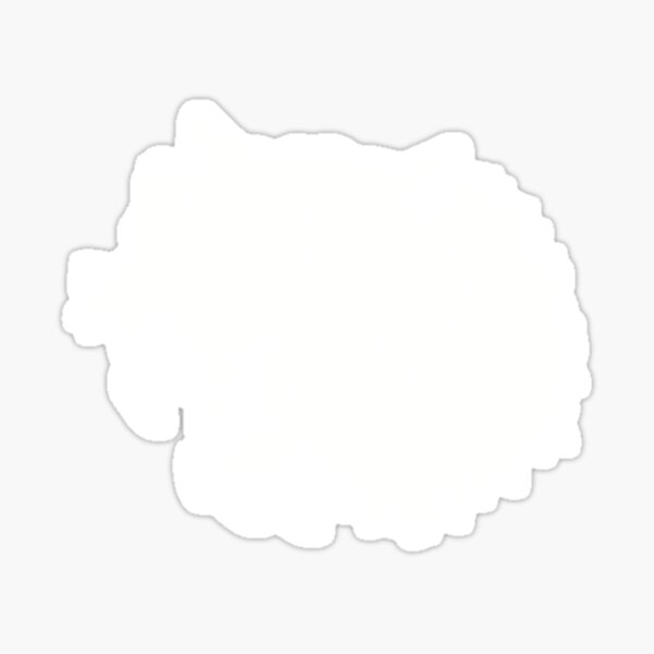 "Ravenous wolf head (White) " Sticker for Sale by Aloha-Life-808 ...