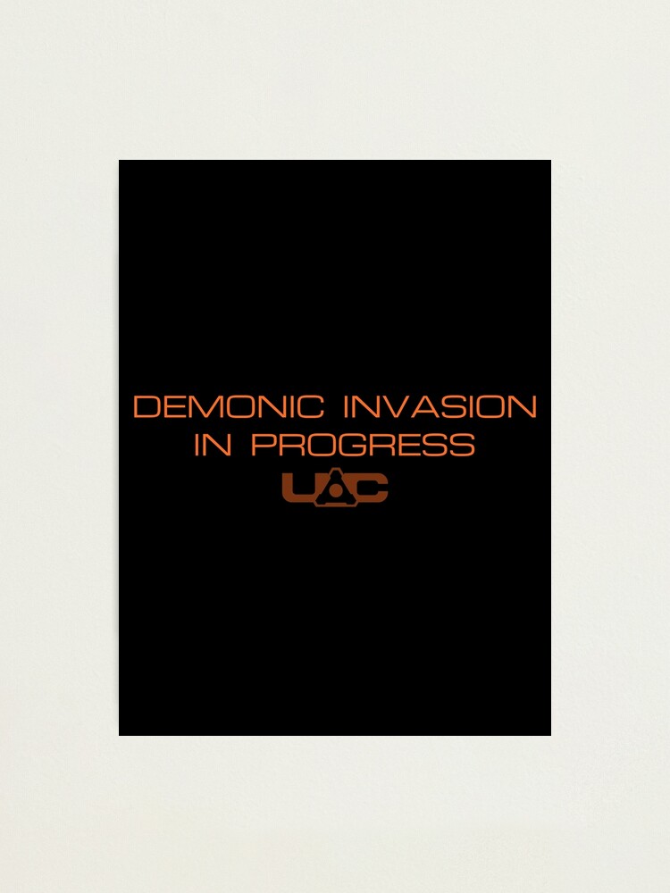 "Doom - Demonic Invasion In Progress - Clean" Photographic Print by ...