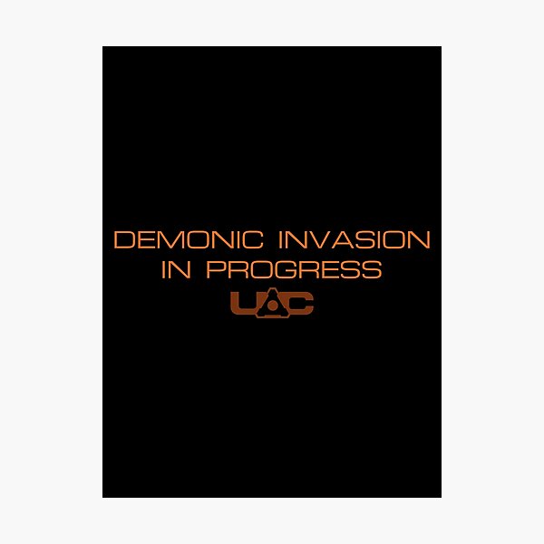 "Doom - Demonic Invasion In Progress - Clean" Photographic Print by ...