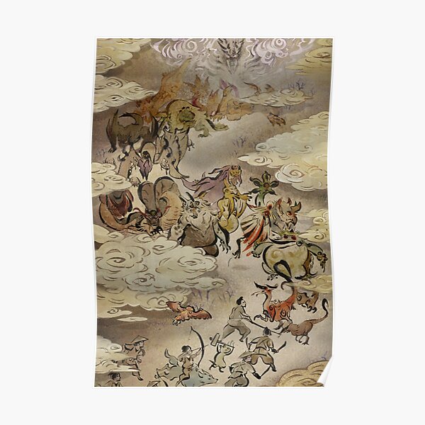 "Monster Hunter Rise - Rampage" Poster for Sale by VelvetZone | Redbubble