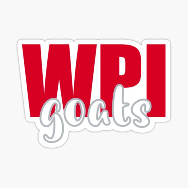 "WPI Goats" Sticker for Sale by collegedeck | Redbubble