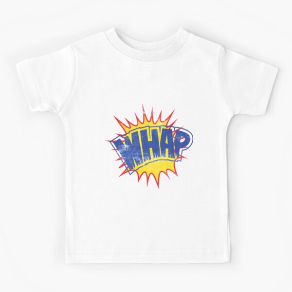"Whap Old School Comic Art" Kids T-Shirt by Fathom204 | Redbubble