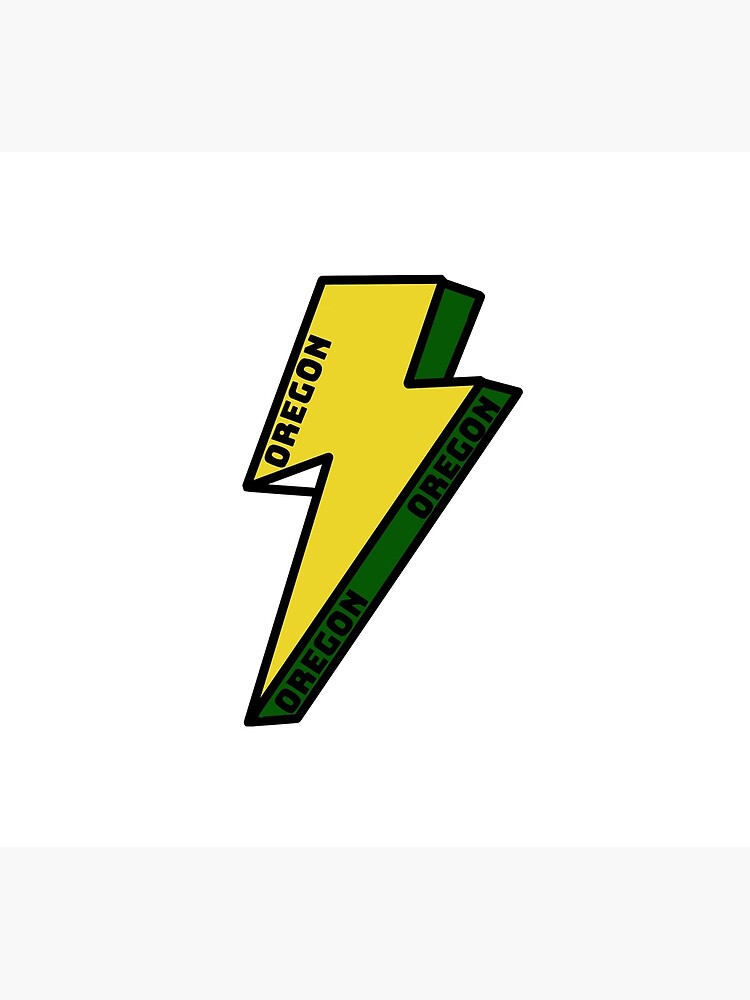 "Oregon Lightning Bolt Design" Poster for Sale by K-Designss | Redbubble