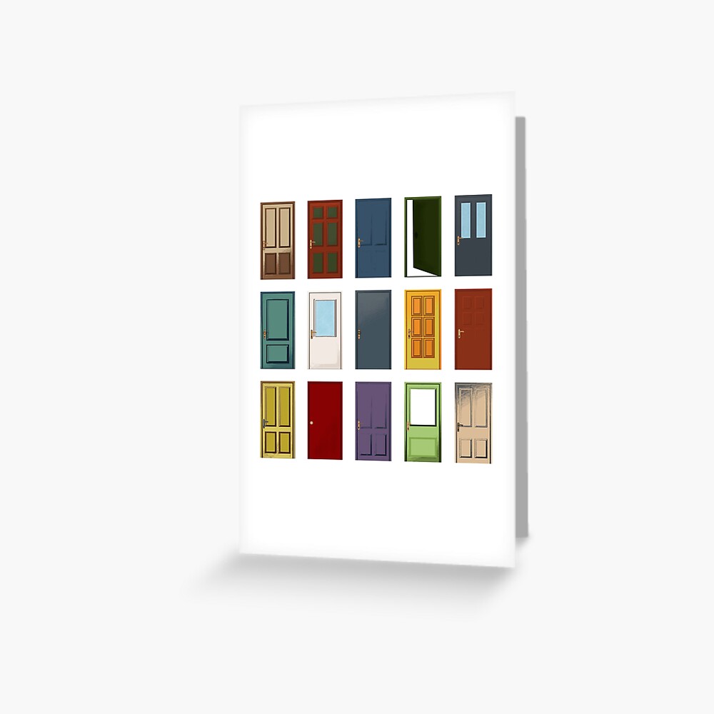 "The Doors" Sticker for Sale by 300Spikes | Redbubble