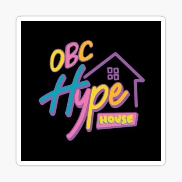 "OBC Hype House" Sticker for Sale by abbyvarks | Redbubble