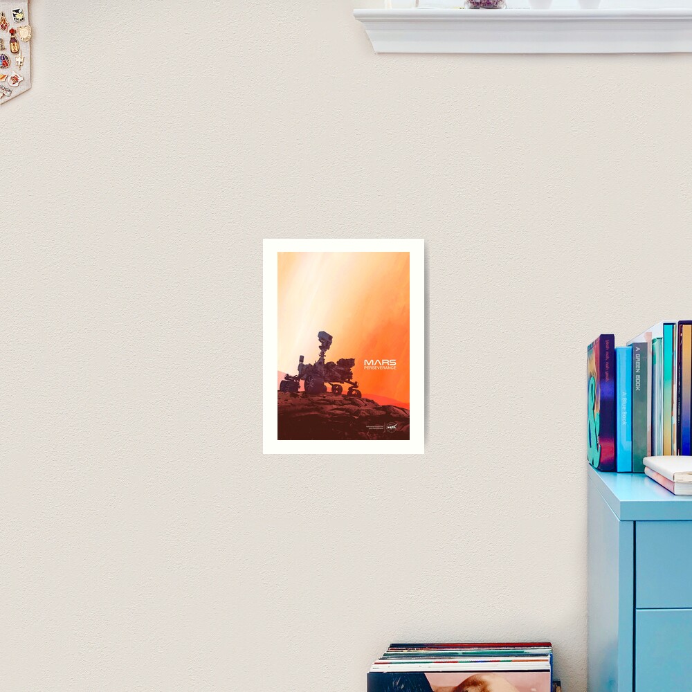 "Mars Perseverance Rover V2" Poster for Sale by arthook | Redbubble