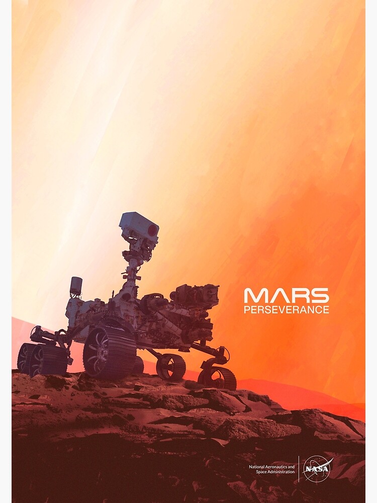 "Mars Perseverance Rover V2" Poster for Sale by arthook | Redbubble