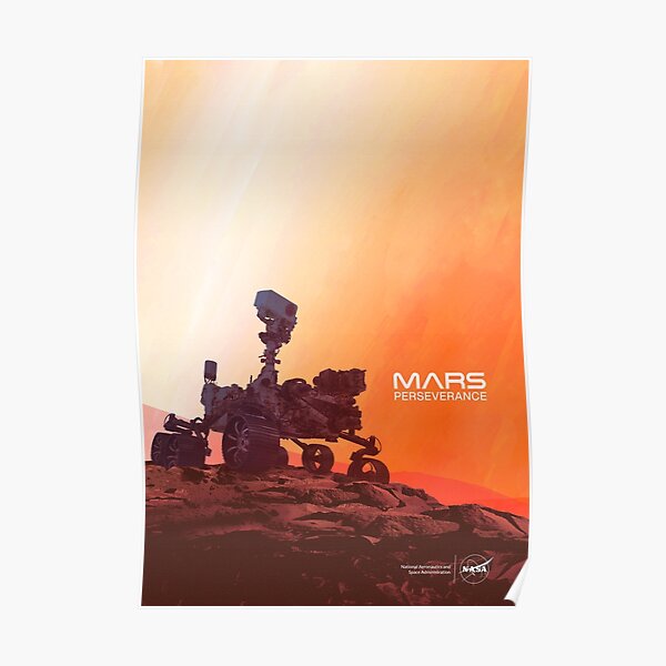 "Mars Perseverance Rover V2" Poster for Sale by arthook | Redbubble