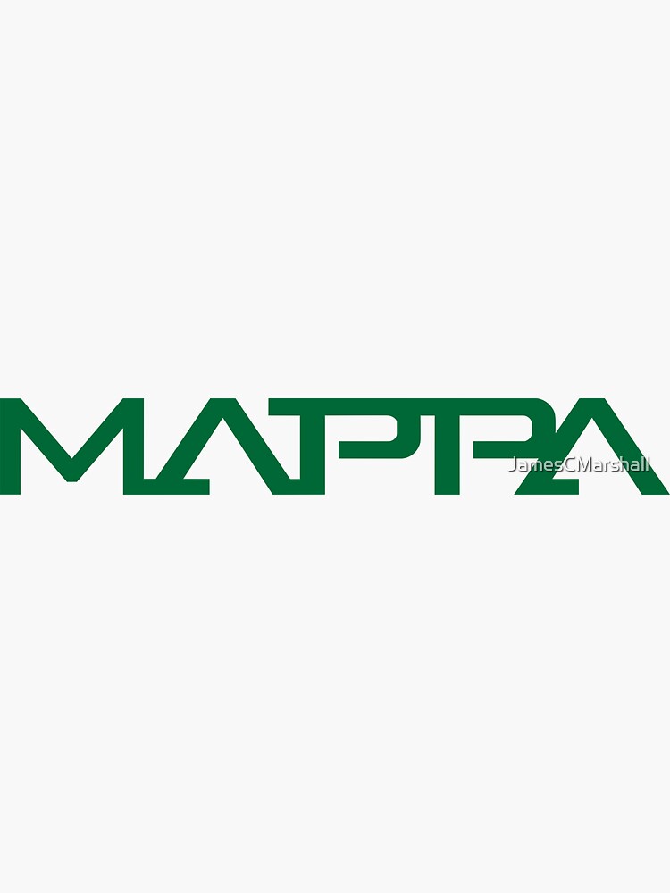 "Mappa Logo" Sticker for Sale by JamesCMarshall | Redbubble