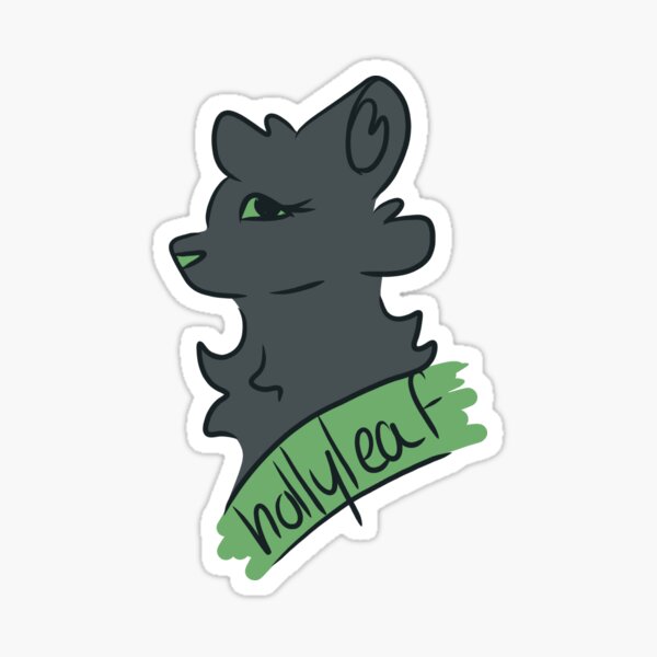 "Hollyleaf Simple " Sticker by DolFinnDraws | Redbubble