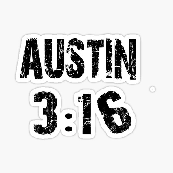 Austin 3 16 Stickers | Redbubble