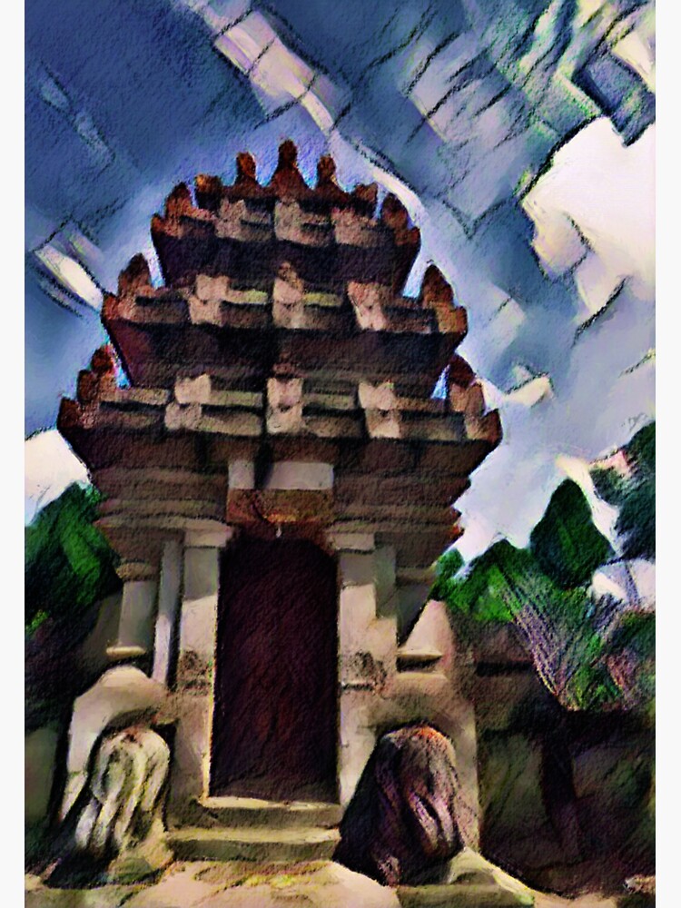 "Bali Gateway Colour the world" Sticker for Sale by Alexallanson ...