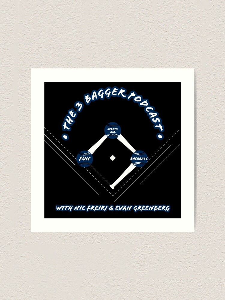 "3 Bagger Black Logo" Art Print for Sale by 3Bagger | Redbubble