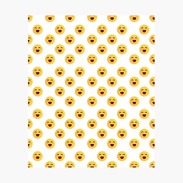 "Pattern emoji happy | Happy Face | Smiley | transparent background by ...
