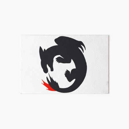 "How To Train Your Dragon Toothless Logo" Art Board Print for Sale by ...