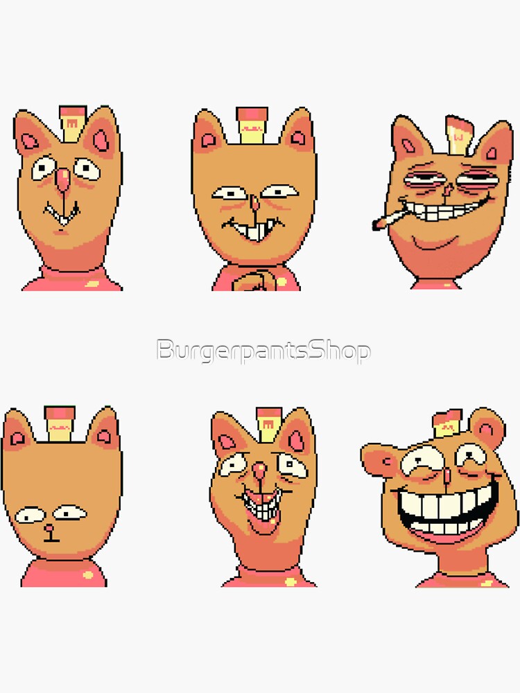 "Burgerpants - Expression Collage" Sticker for Sale by BurgerpantsShop ...