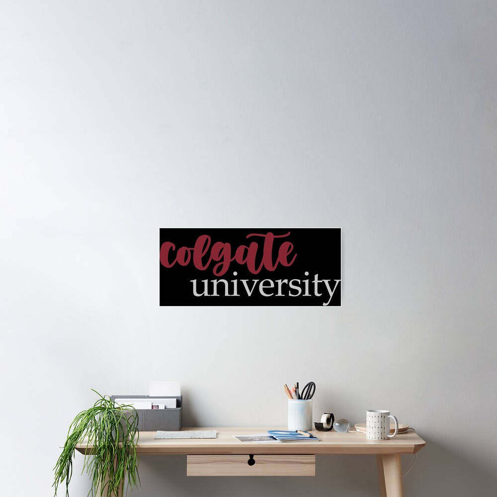 "Colgate University Cursive" Poster for Sale by kayleeoconnor | Redbubble