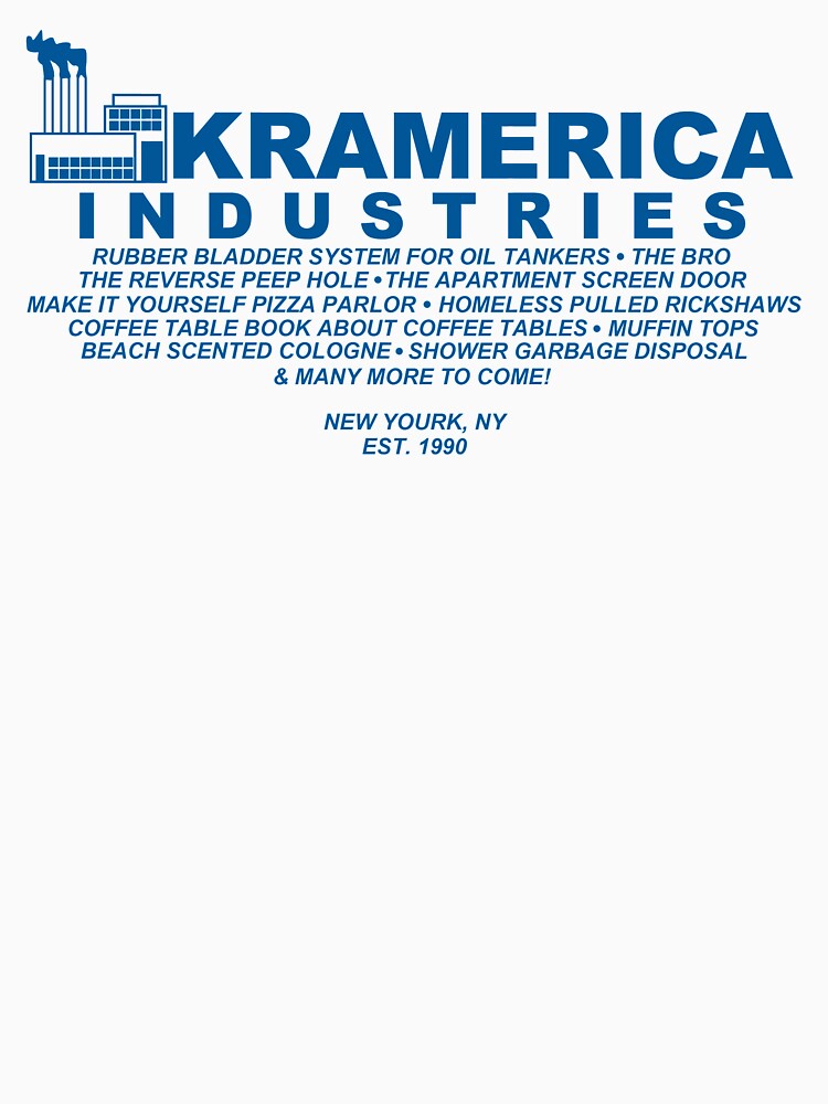 "Kramerica Industries" T-shirt for Sale by HelMick | Redbubble ...