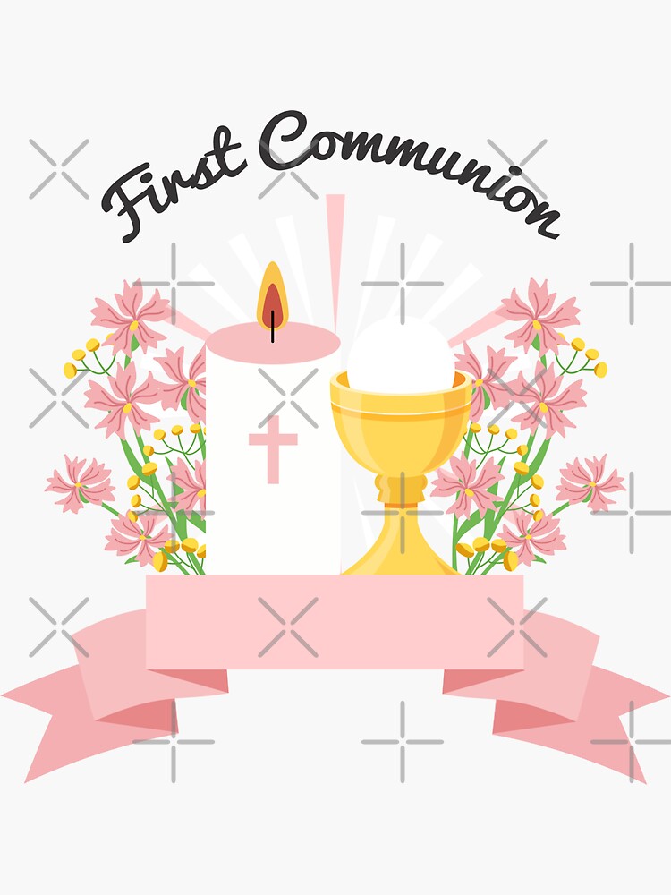 "First communion" Sticker by chulitad | Redbubble