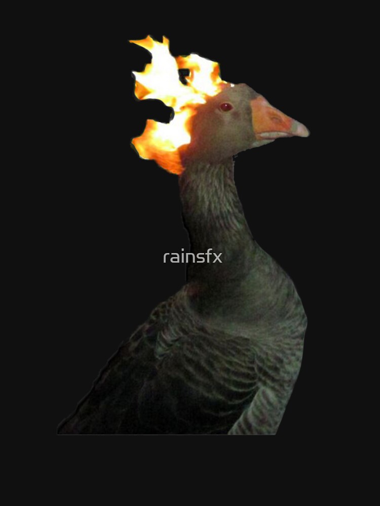 "Flaming Duck meme" T-shirt for Sale by rsticks | Redbubble | duck t ...