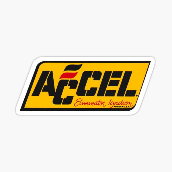 "Accel Ignition" Sticker for Sale by Retrorockit | Redbubble