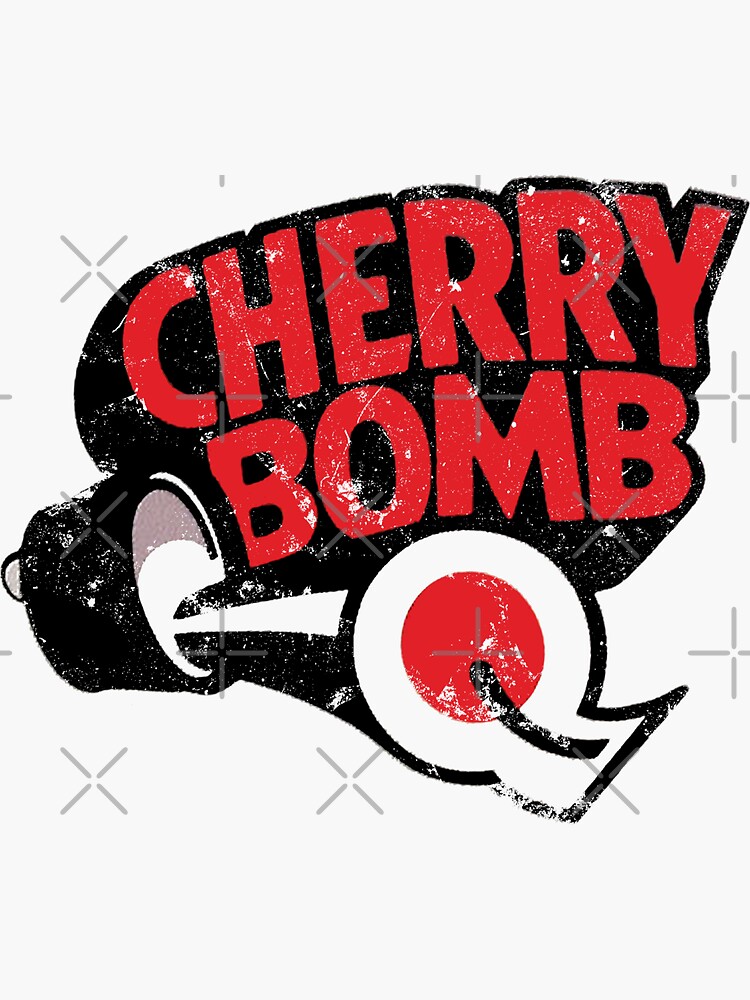 "Cherry Bomb" Sticker for Sale by Retrorockit | Redbubble