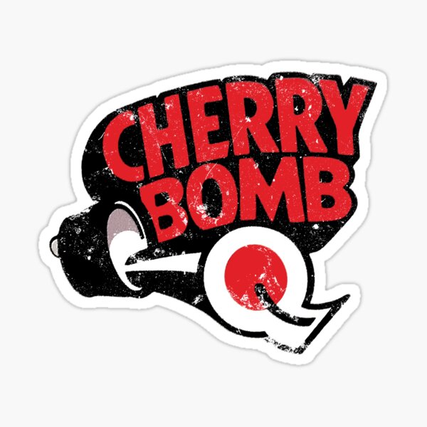 "Cherry Bomb" Sticker for Sale by Retrorockit | Redbubble