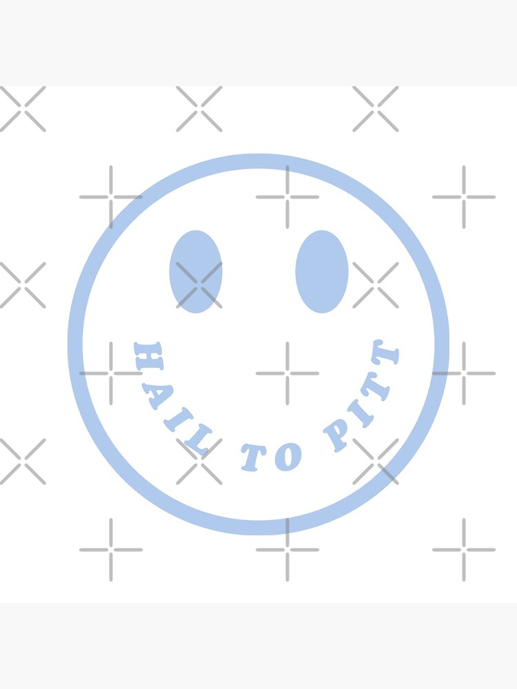 "Hail to Pitt Smiley Face" Art Print by ada16 | Redbubble