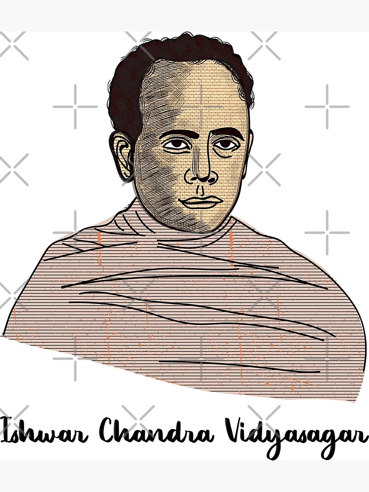 "Ishwar Chandra Vidyasagar t-shirt | Ishwar Chandra Vidyasagar poster " Poster for Sale by ...