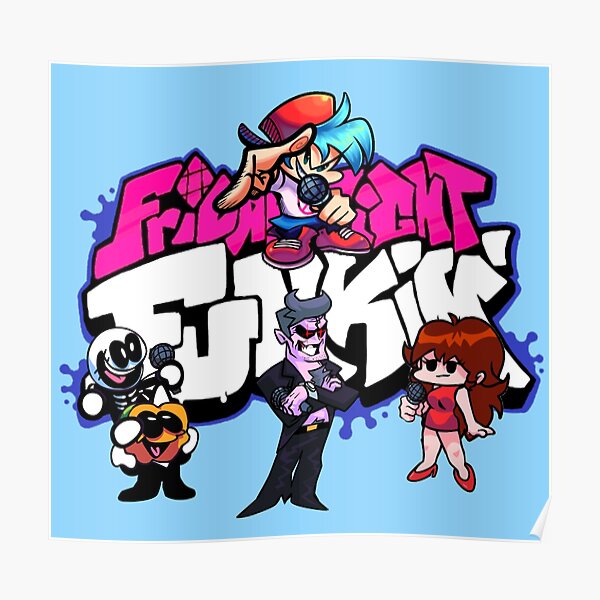 "friday night funkin-music,videogame colorful design-Friday Night ...