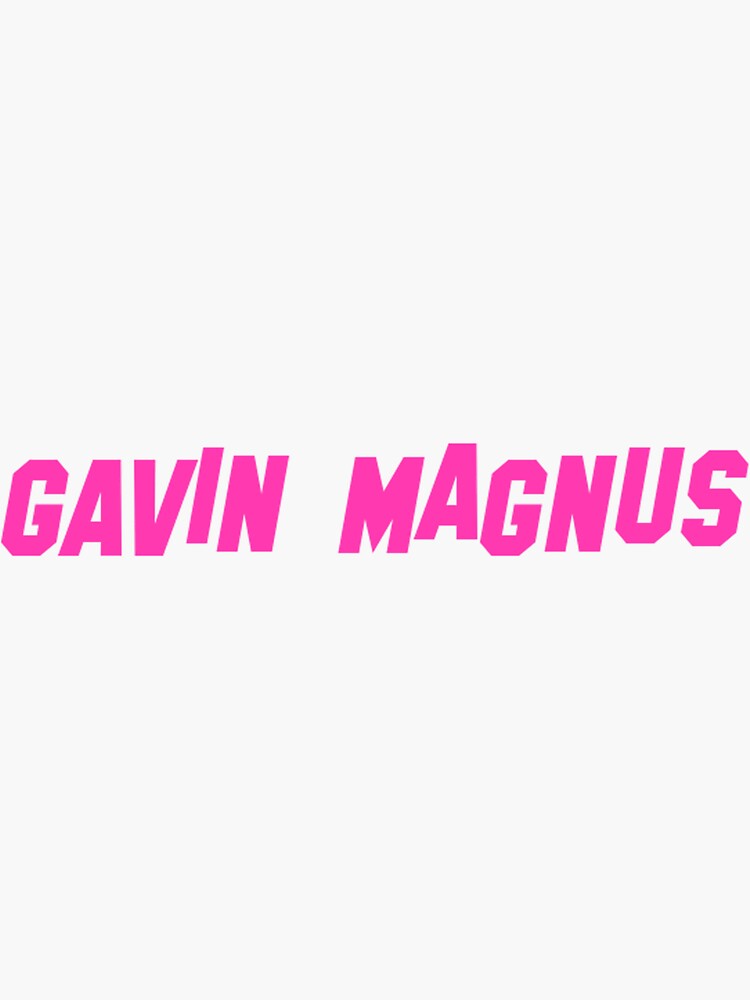"Gavin Magnus 4" Sticker for Sale by ckeliac | Redbubble