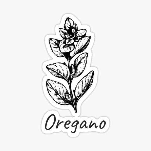 "Oregano" Sticker for Sale by Mirosi-S | Redbubble