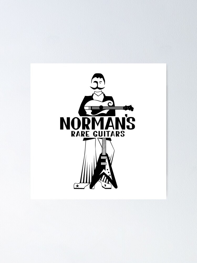 "Norman's rare guitar" Poster by viscen-walk | Redbubble