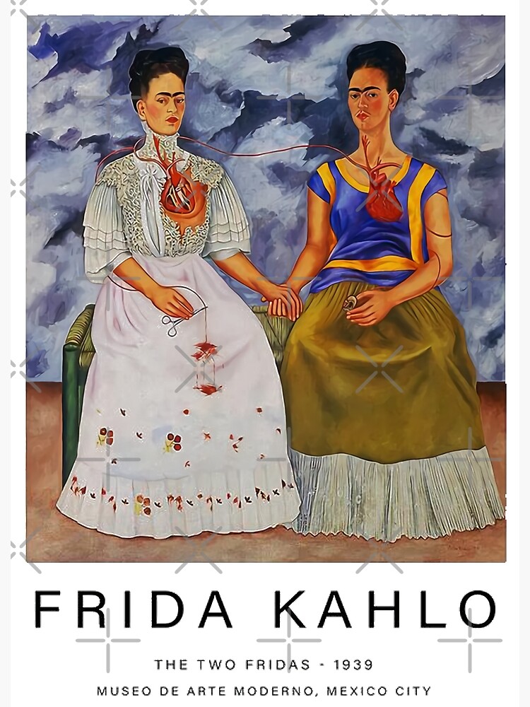 The Two Fridas 1939 Premium Matte Vertical Poster sold by Bright ...