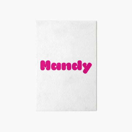 "Mandy" Art Board Print for Sale by Shalomjoy | Redbubble