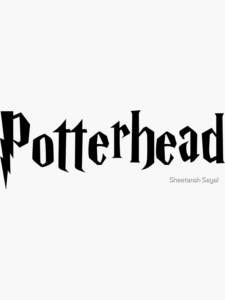 "potterhead" Sticker by disneys | Redbubble