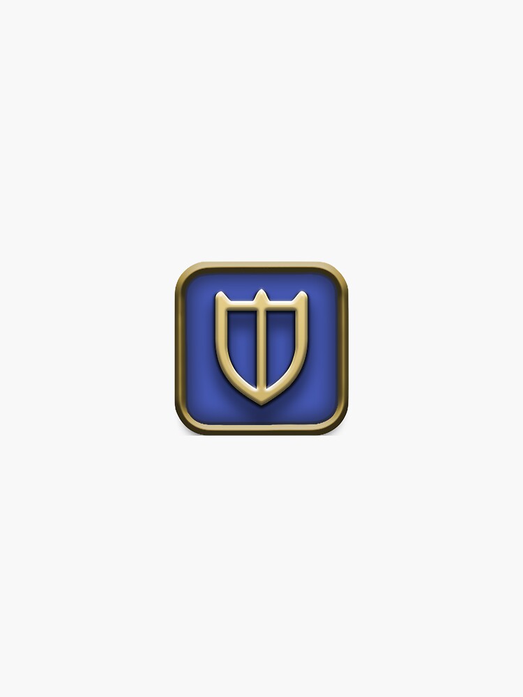 "Paladin / PLD Job Icon FFXIV" Sticker for Sale by seasaltkiss | Redbubble