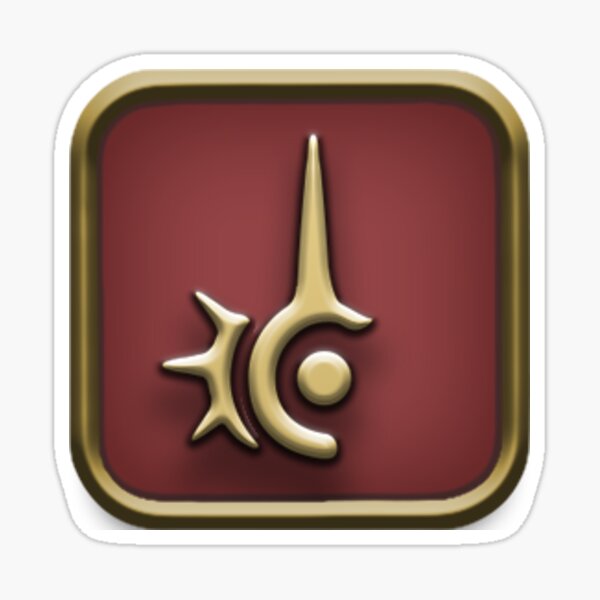 "Red Mage / RDM Job Icon FFXIV" Sticker for Sale by seasaltkiss | Redbubble