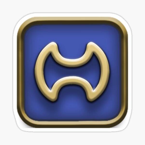 Warrior War Job Icon Ffxiv Sticker For Sale By Seasaltkiss Redbubble