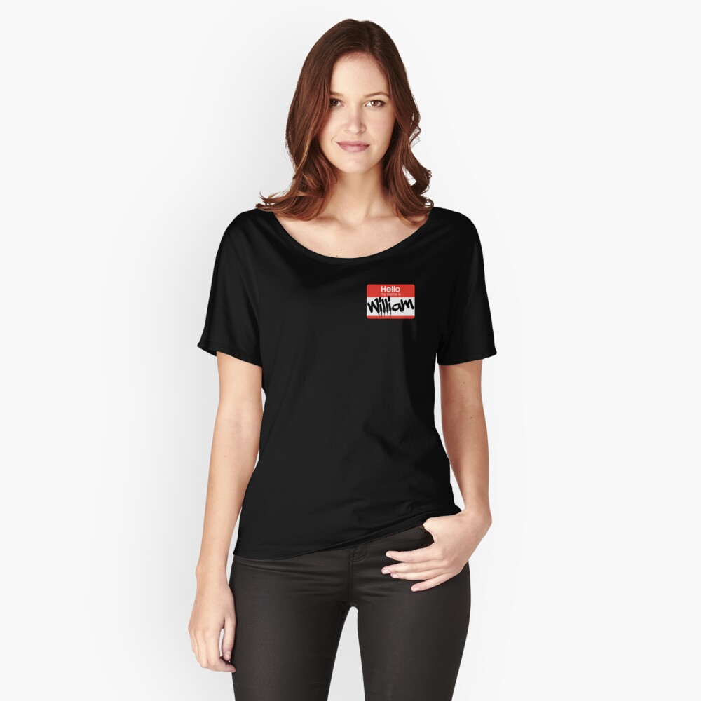 "Hello My Name is William William Tag" Sticker for Sale by Mooostickers ...