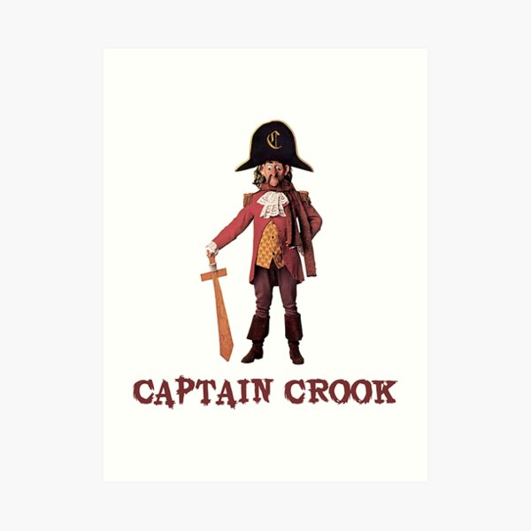 "Captain Crook" Art Print for Sale by missaho609 | Redbubble