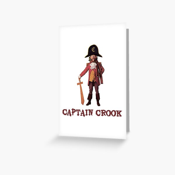 "Captain Crook" Greeting Card for Sale by missaho609 | Redbubble